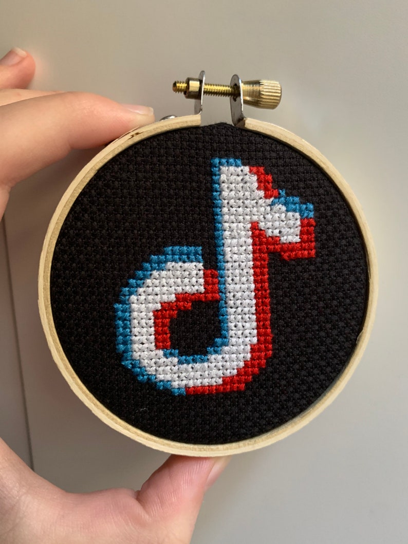 Tiktok Logo - Cross Stitch Pattern - Etsy