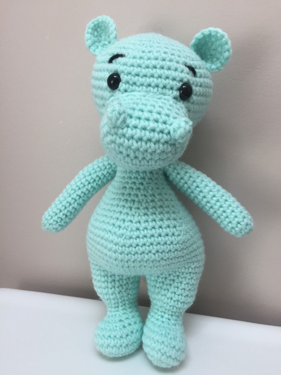Hailey the Hippo Crochet Pattern - Etsy