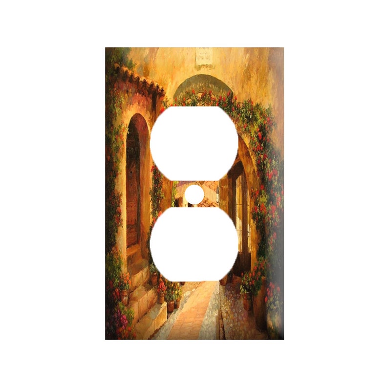 Tuscan Villa Decorative Plastic Light Switch Cover Plate – Single ...