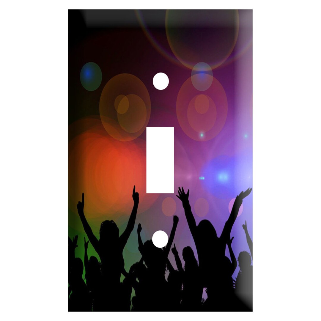 Rock Concert Silhouette Music Theme ~ Decorative Plastic Light Switch ...