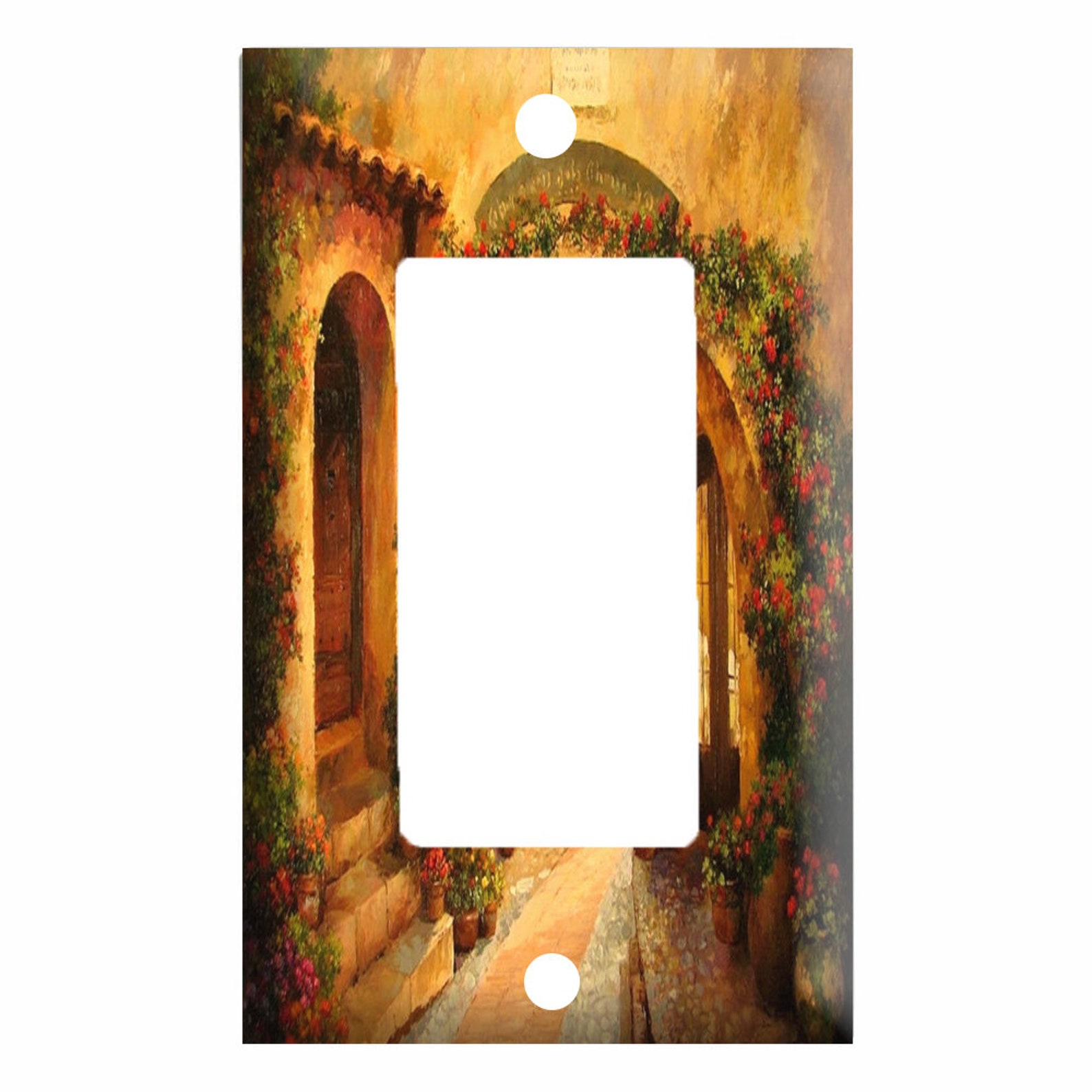 Tuscan Villa Decorative Plastic Light Switch Cover Plate – Single ...