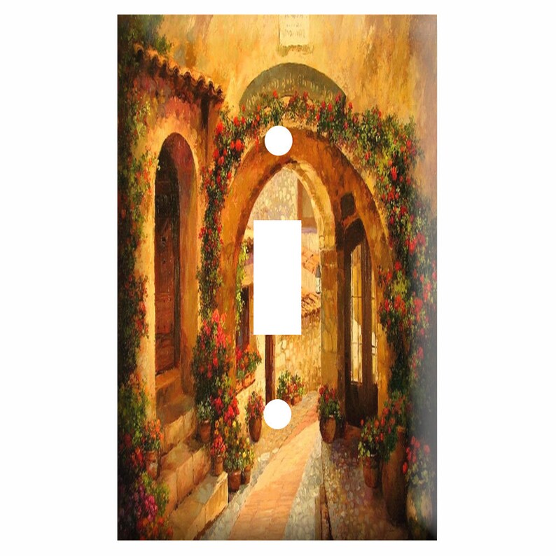 Tuscan Villa Decorative Plastic Light Switch Cover Plate – Single ...