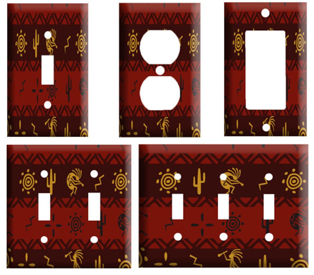 Southwestern Design | Rustic Decorative Plastic Light Switch Cover ...
