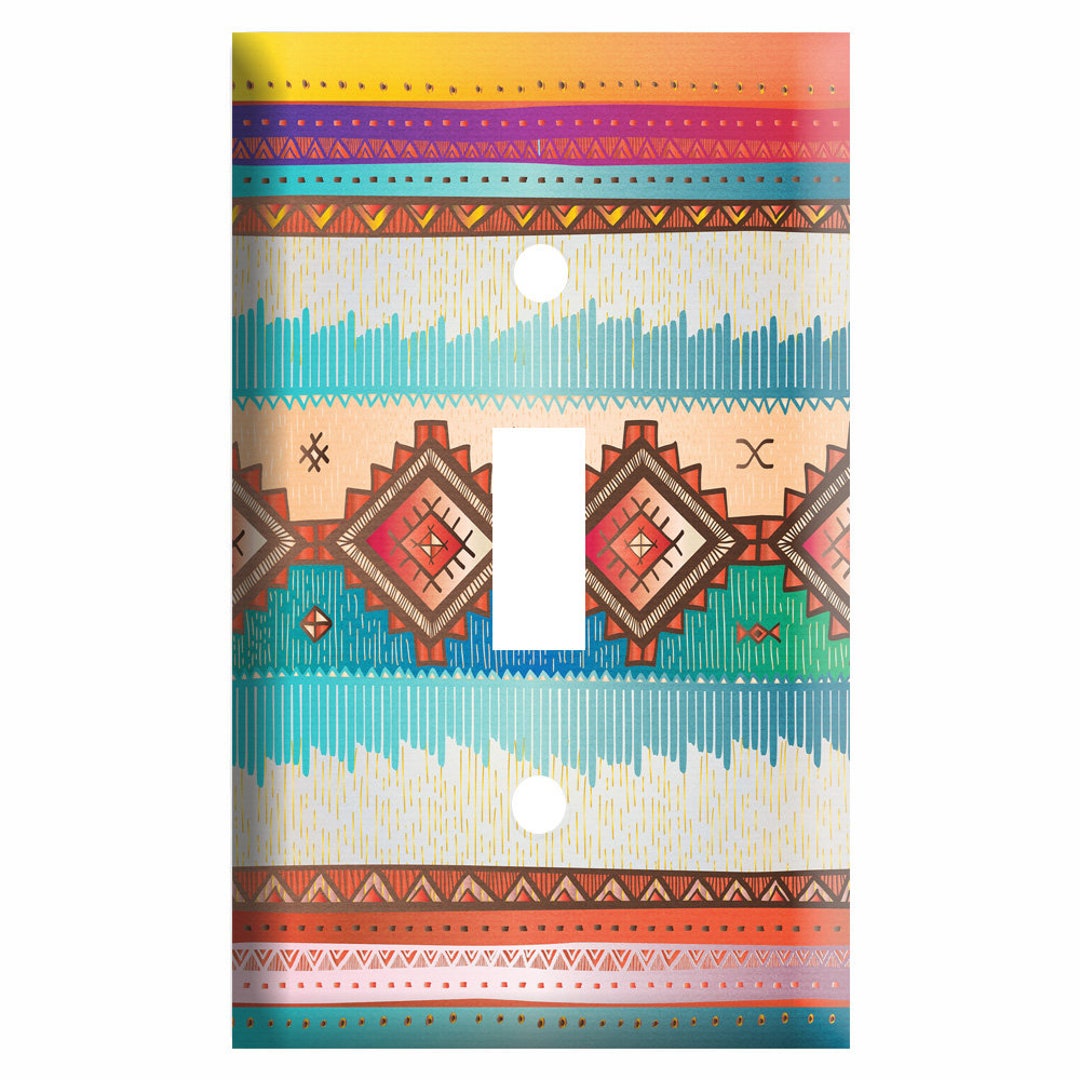 Native Southwestern Pattern 2 | Decorative Plastic Light Switch Cover ...