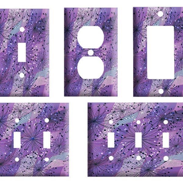 Purple Light Switch Covers - Etsy