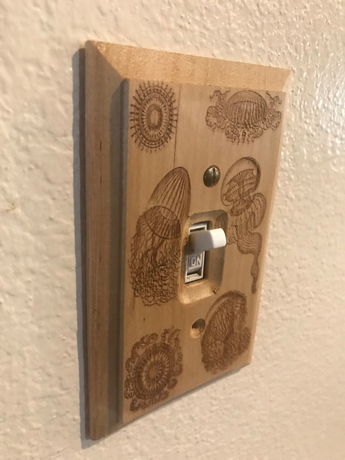 Handmade Engraved Single Light Switch Cover Plate sea life - Etsy 日本