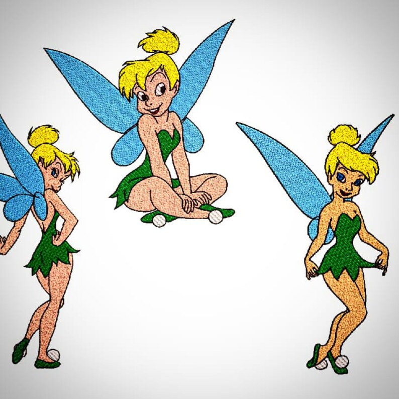 TINKERBELL PETER PAN Embroidery Designs | Etsy