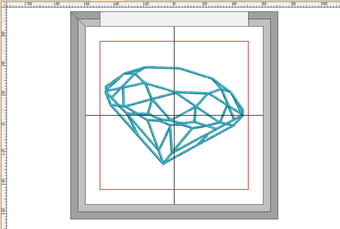 DIAMOND EMBROIDERY DESIGN small/large Sizes Embroidery - Etsy