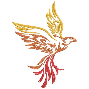 PHOENIX Embroidery Design (small/medium/large Sizes) Machine Embroidery ...
