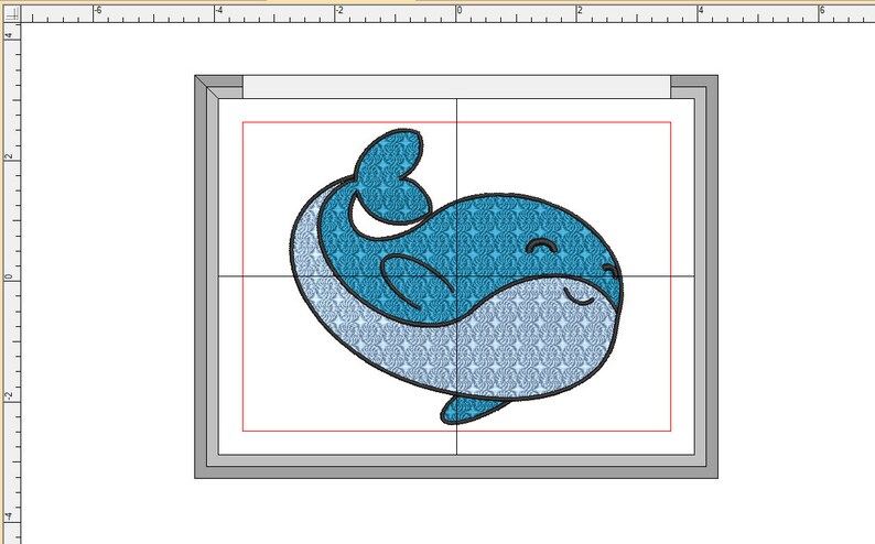 BABY WHALE 2 Embroidery Design (small/medium/large Sizes) Machine ...