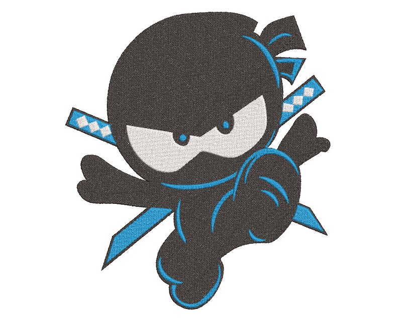 NINJA BABY Embroidery Design (small/medium/large/jumbo Sizes ...