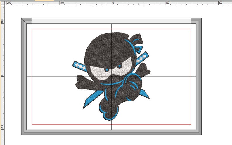 NINJA BABY Embroidery Design (small/medium/large/jumbo Sizes ...