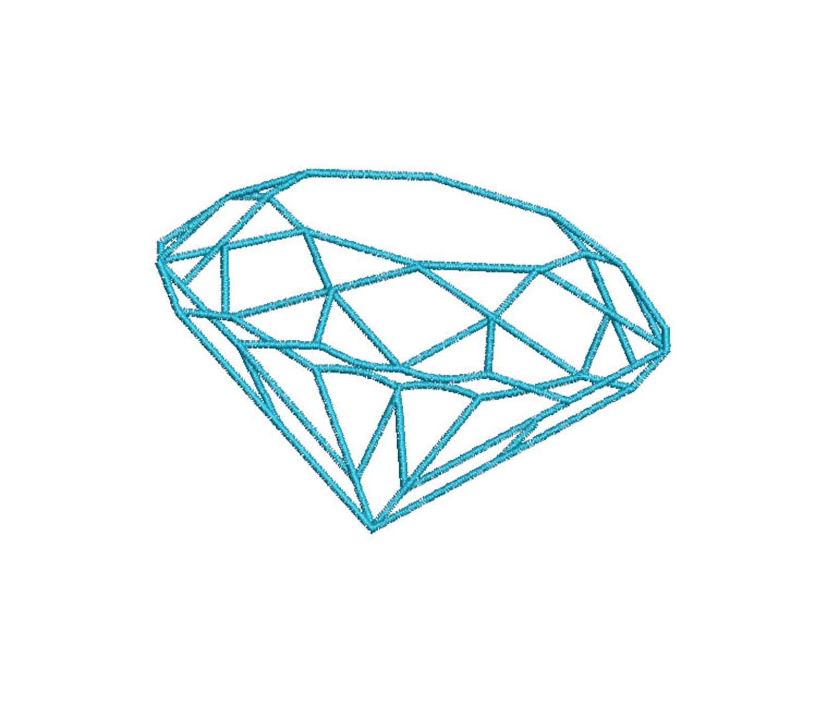 DIAMOND EMBROIDERY DESIGN small/large Sizes Embroidery - Etsy