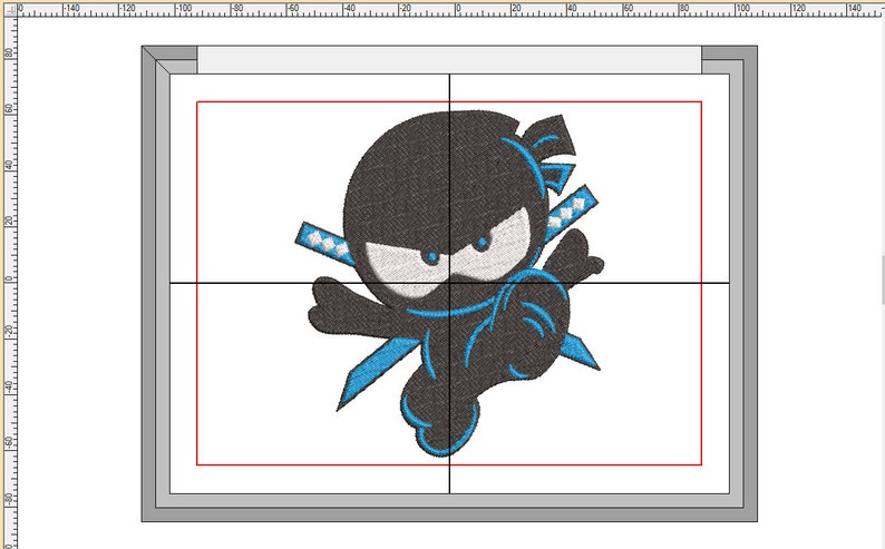 NINJA BABY Embroidery Design (small/medium/large/jumbo Sizes ...