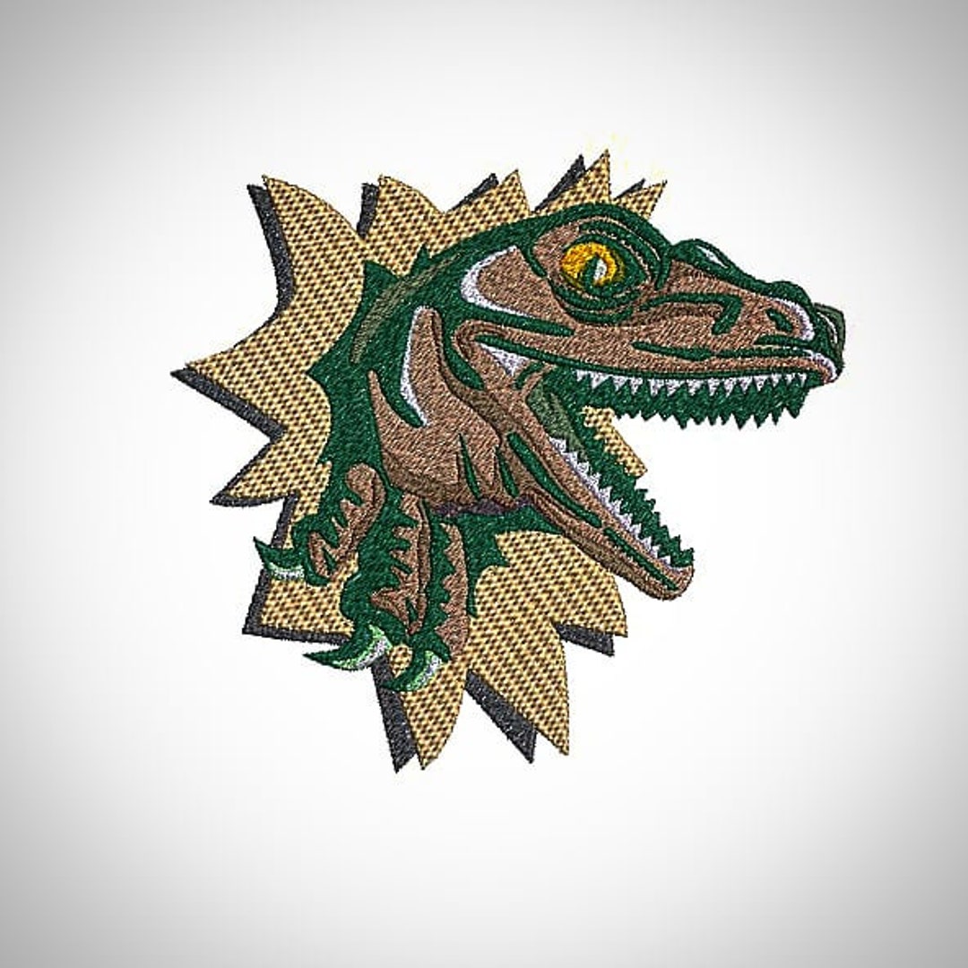 RAPTOR HEAD Embroidery Design (small/medium/large Sizes) Embroidery ...