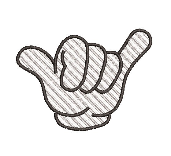 Glove Style Hand Signs Embroidery Designs - [embroidery Pattern ...