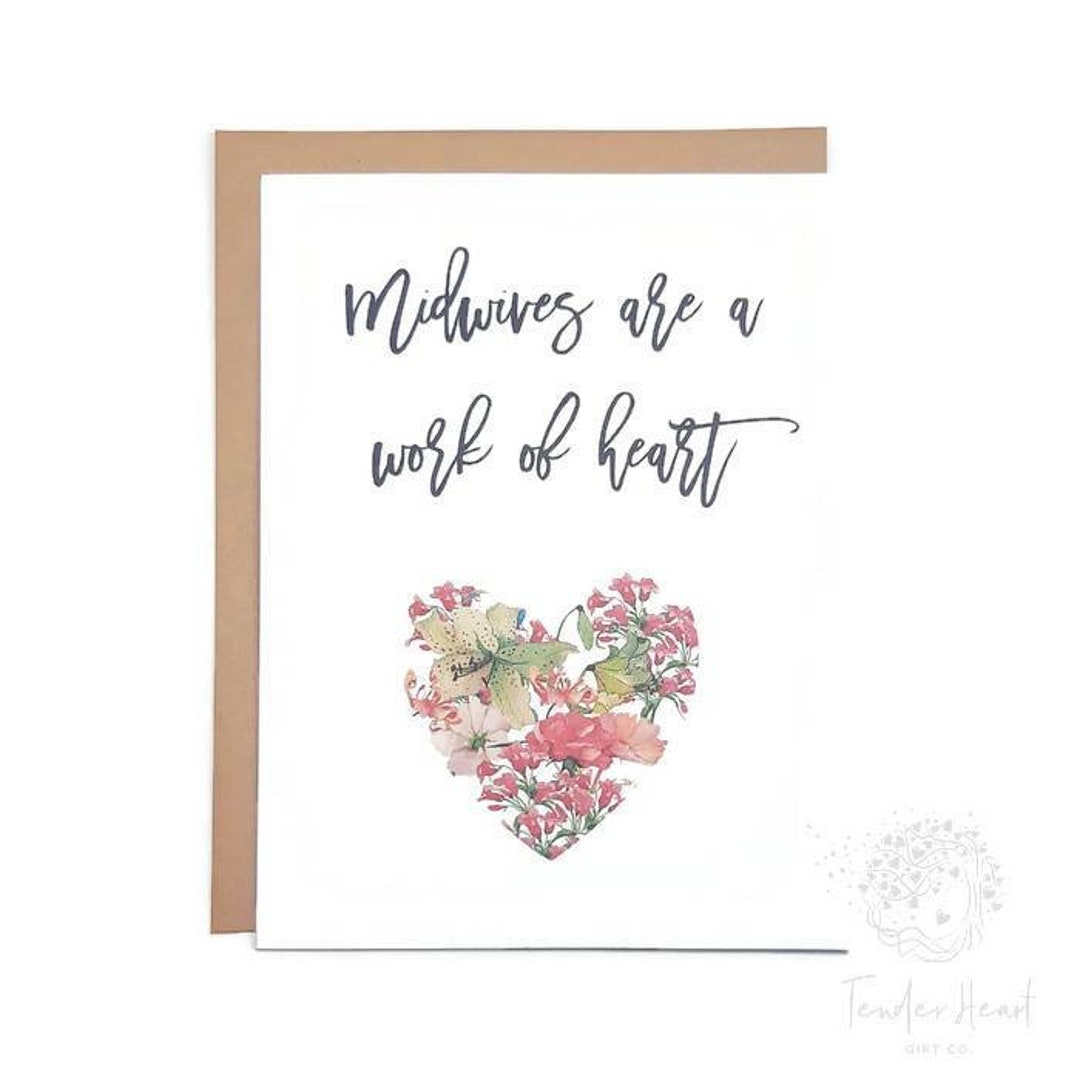 Midwife Card Thank You Card for Midwife Doula Card Midwives - Etsy Canada
