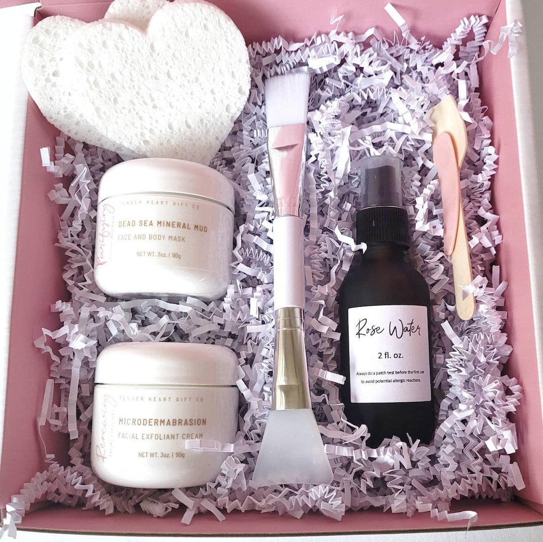 FACIAL GIFT SET- Mother's Day Gift- Facial in a Box- at Home Spa Day ...