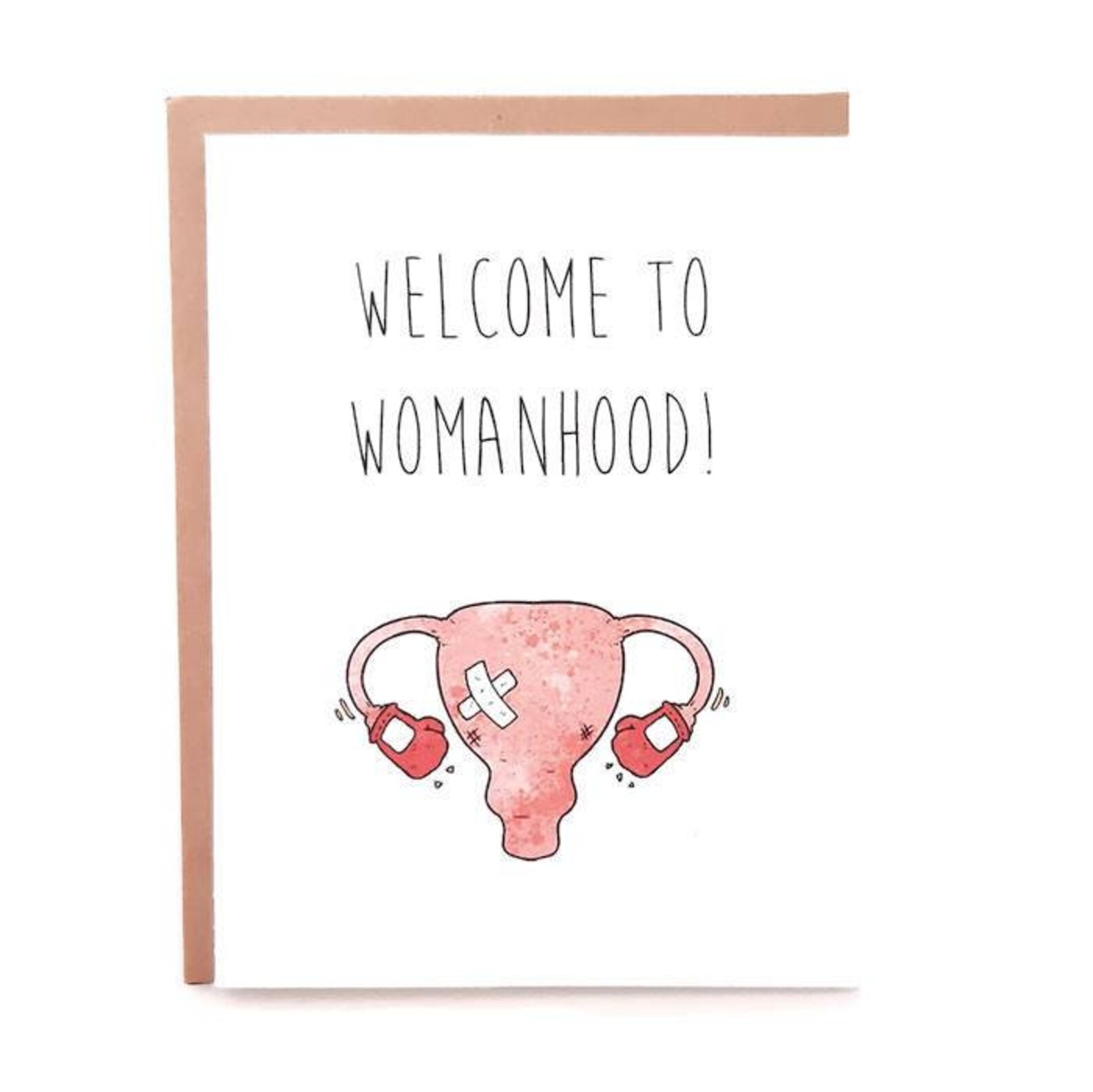 First Period Card Welcome to Woman Hood Card - Etsy