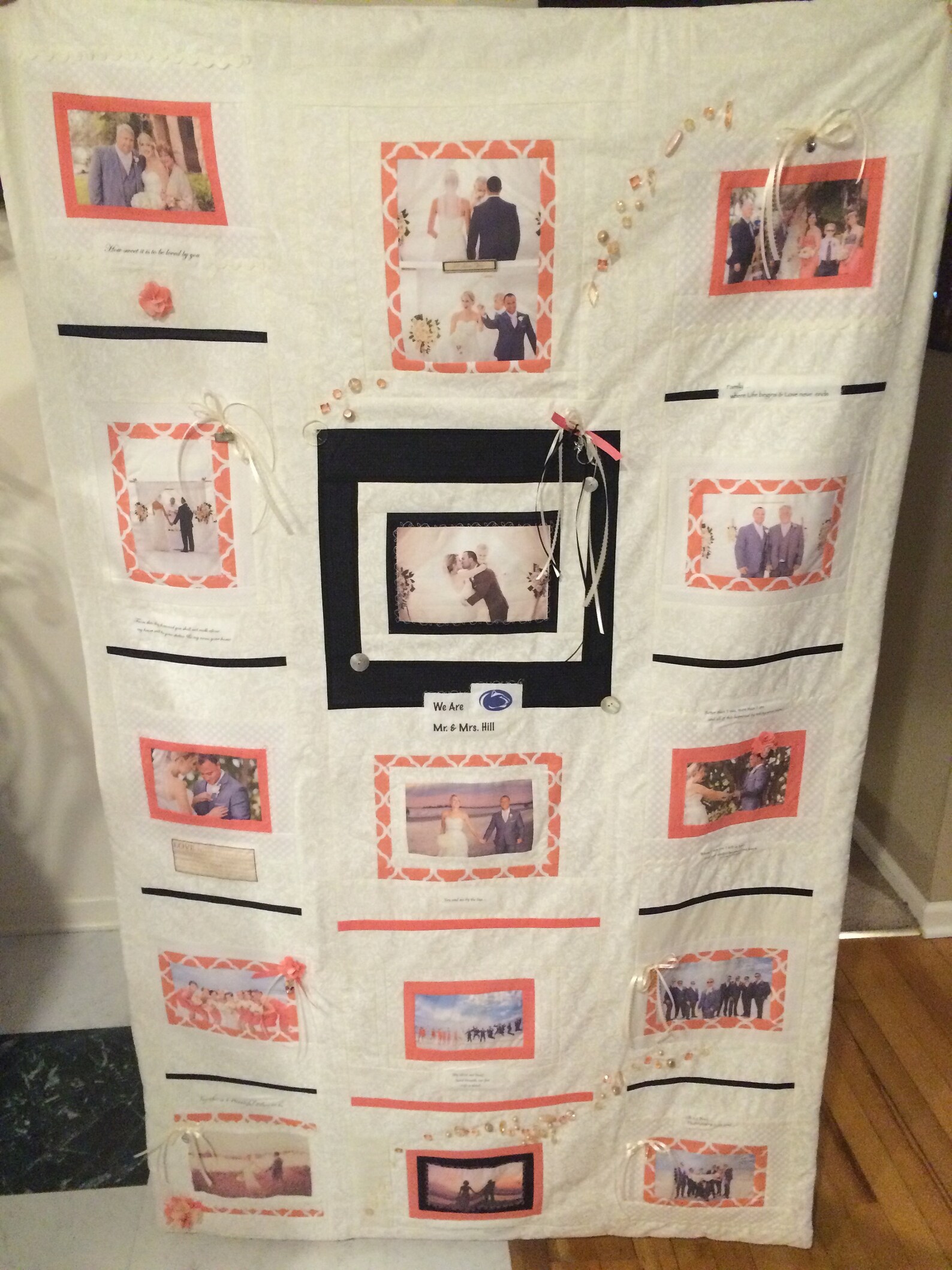 Photo Commemorative Wedding/anniversary Quilt - Etsy