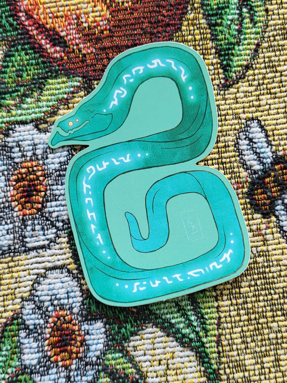 Green Mystic Eel Sticker (matte) - Etsy