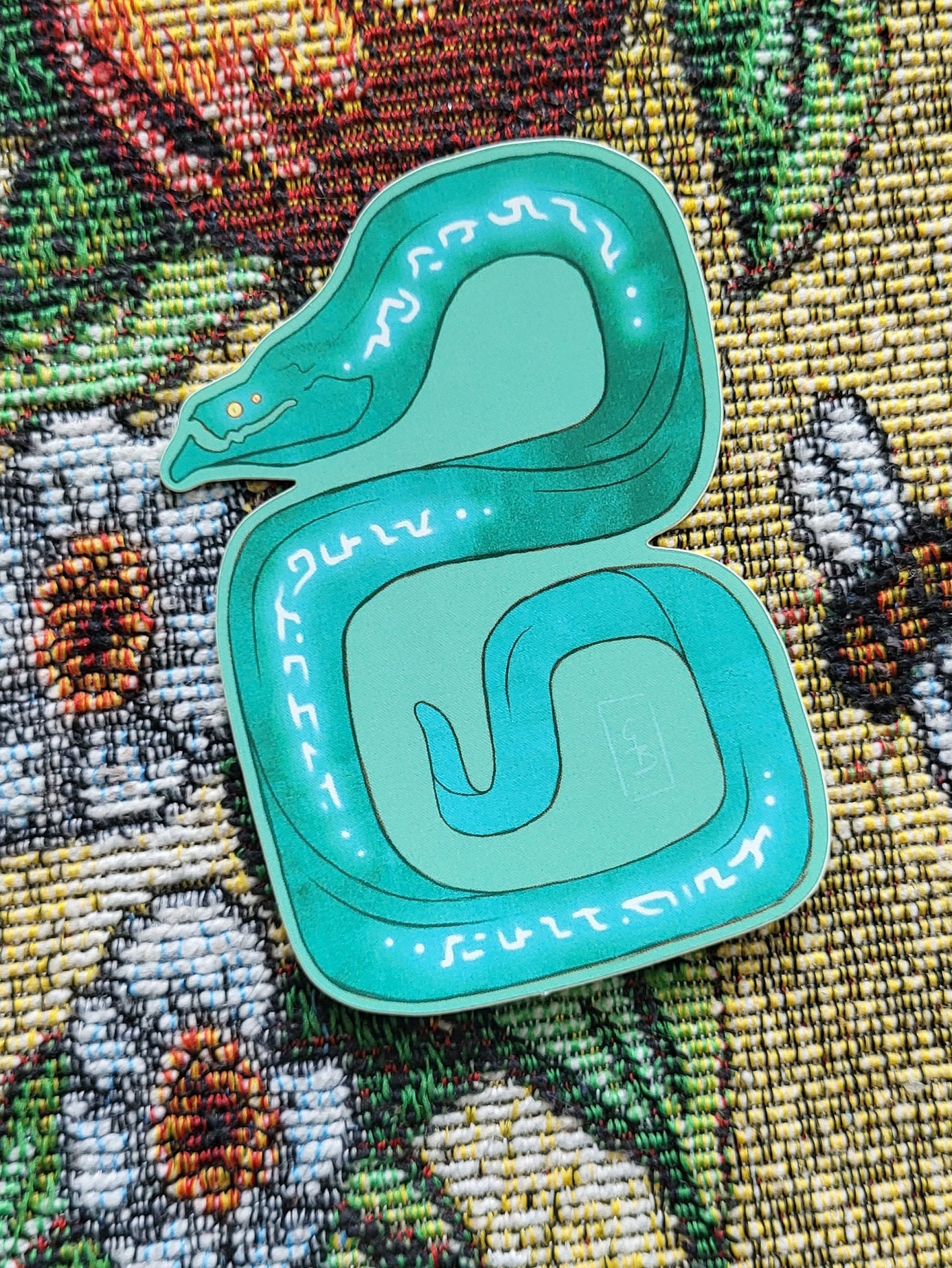Green Mystic Eel Sticker (matte) - Etsy