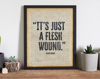 Just a Flesh Wound - Etsy