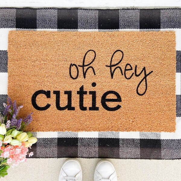 Hey There Door Mat - Etsy