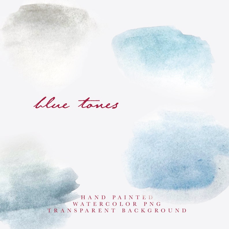 Watercolor Shapes Illustrations, Hand-painted Clipart, Bright Earthly ...