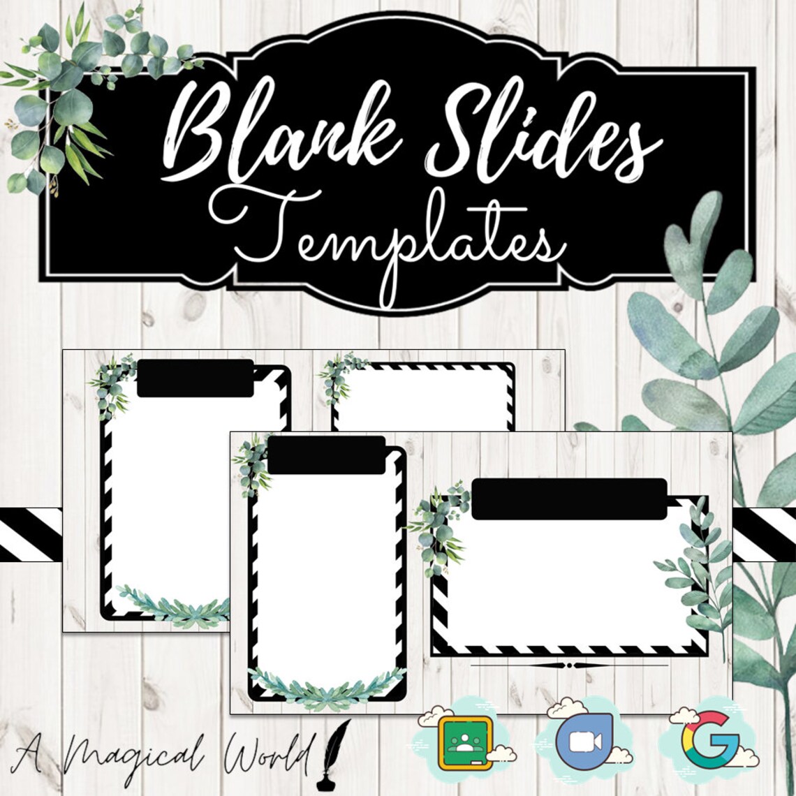 GOOGLE SLIDES Editable Templates | Farmhouse Teacher Resources ...