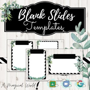 GOOGLE SLIDES Editable Templates | Farmhouse Teacher Resources ...