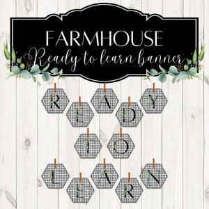 Farmhouse Bulletin Board Kit | Bulletin Board Borders, Banners ...