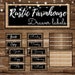 Farmhouse Rustic Editable Classroom Decor Bundle Rustic Wood, Burlap ...