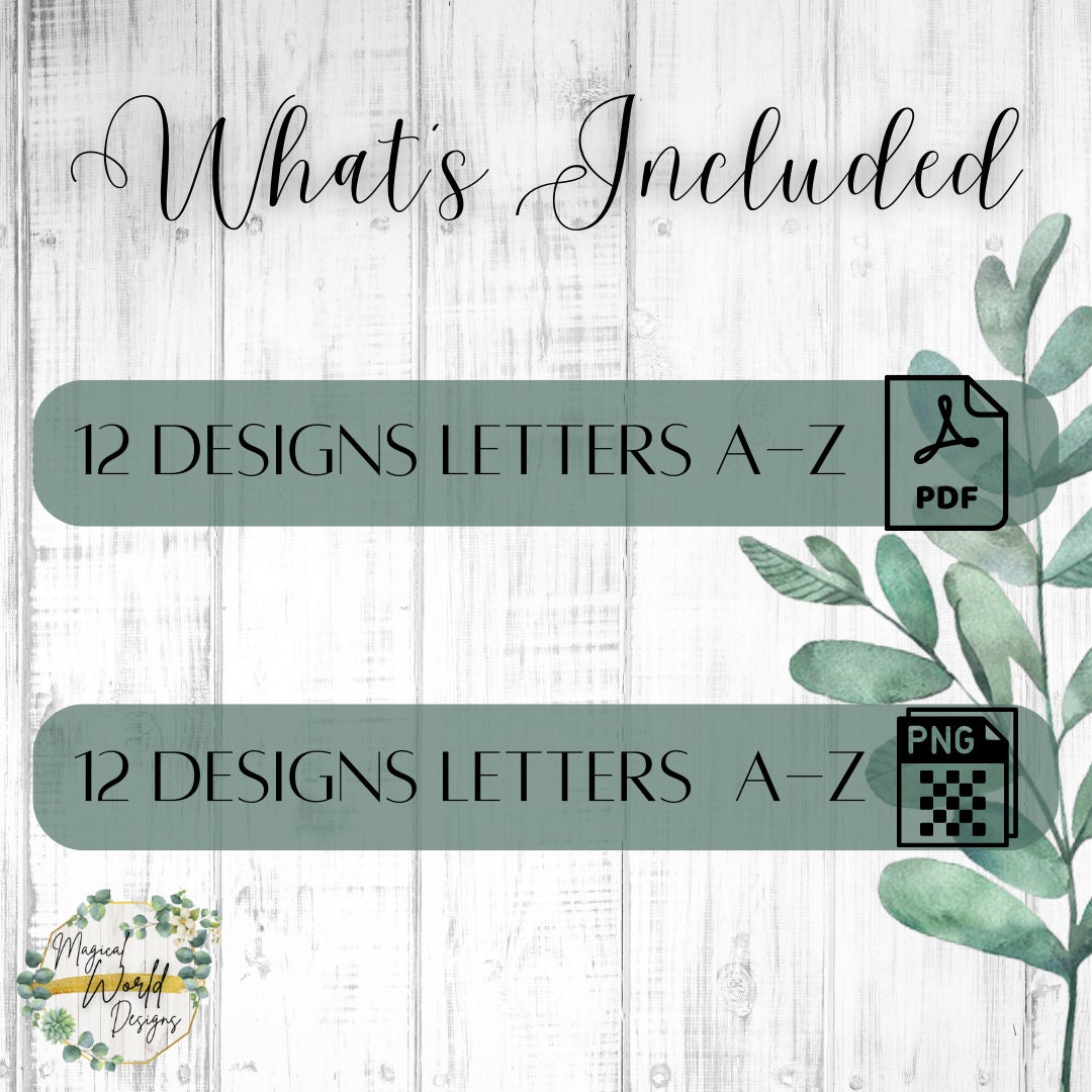 Farmhouse Patterns Lettering Pack - Farmhouse Bulletin Board Letters ...