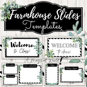 Farmhouse Classroom Bundle Decor Set Meet the Teacher - Etsy
