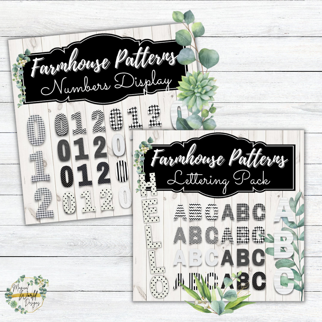 Farmhouse Classroom Bundle | Decor Set, Meet the Teacher, Google Slides ...