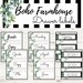 Farmhouse Schedule Cards & Drawer Labels - Boho Farmhouse Classroom ...