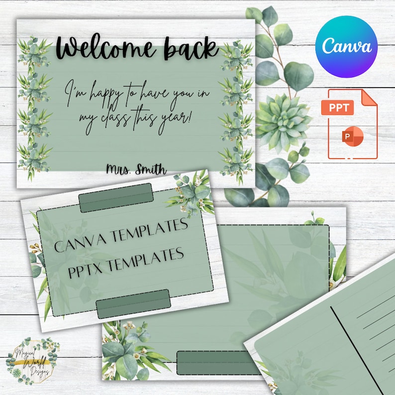 Farmhouse Welcome Back Postcards Back to School Students Welcome ...