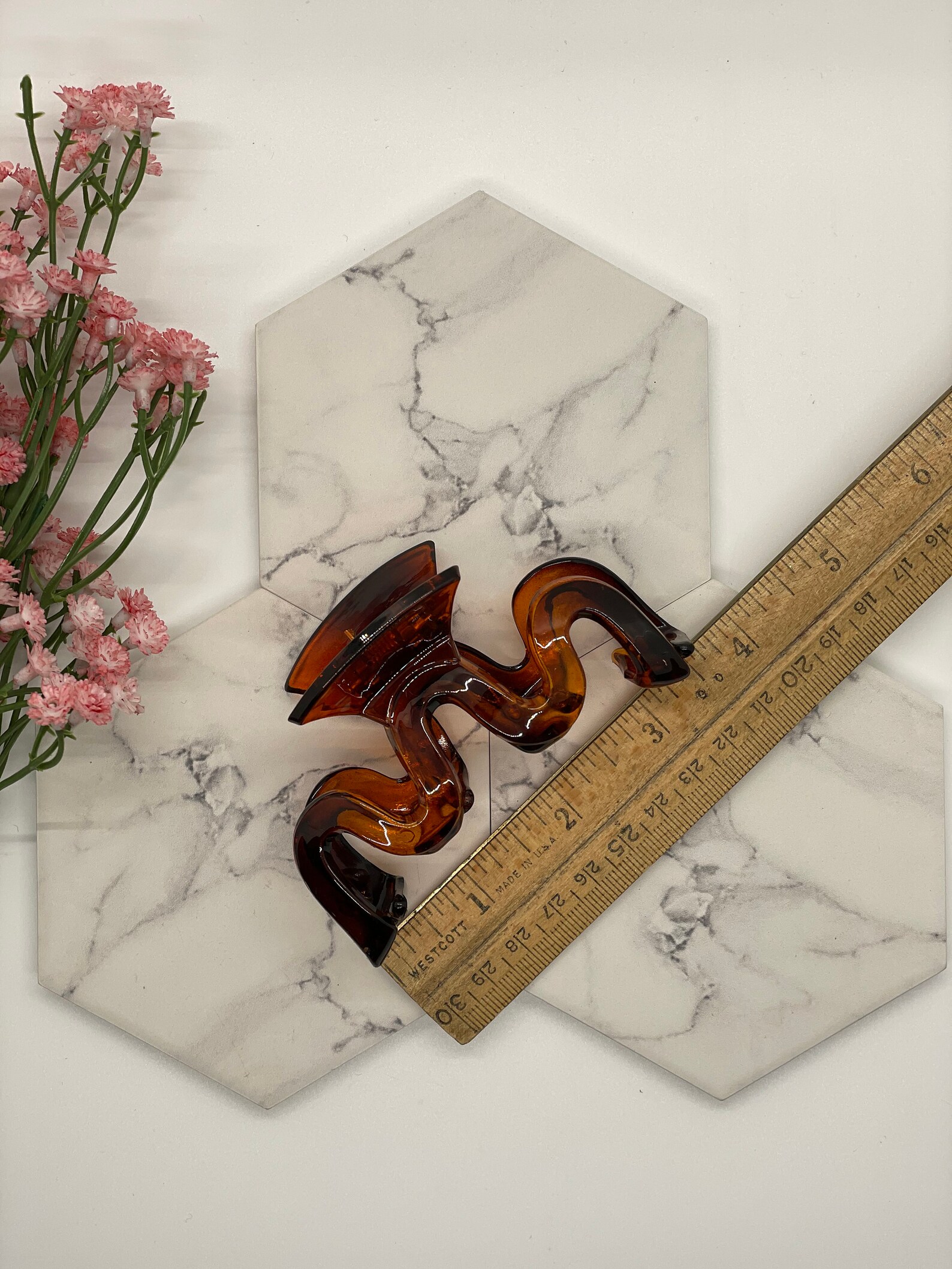 Chicago Hair Claw 3.5 Hair Claw Wavy Hair Claw French - Etsy