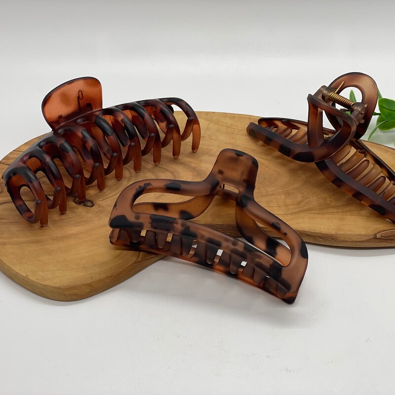 Tortoise Hair Clip - Etsy