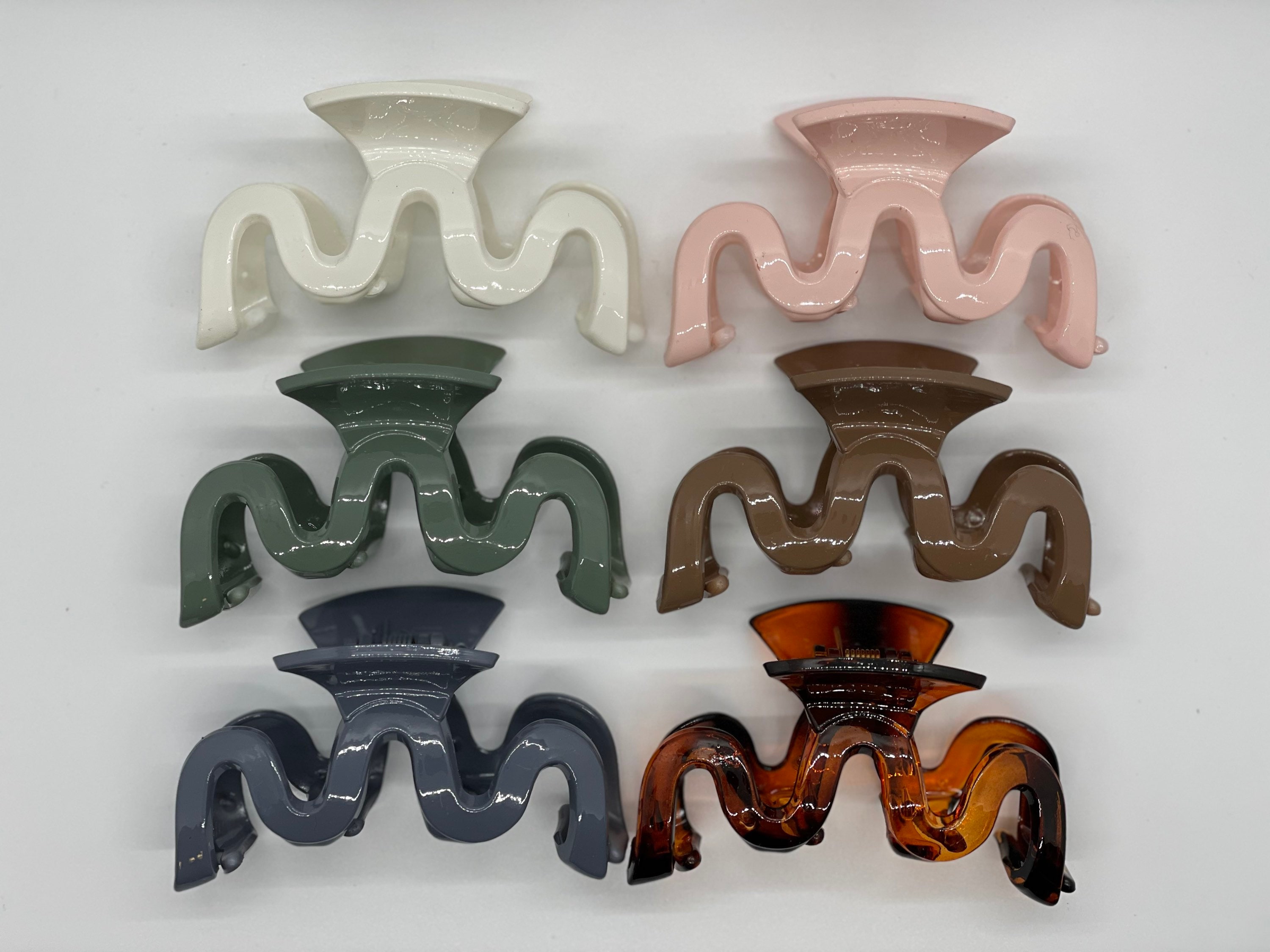 Chicago Hair Claw 3.5 Hair Claw Wavy Hair Claw French - Etsy