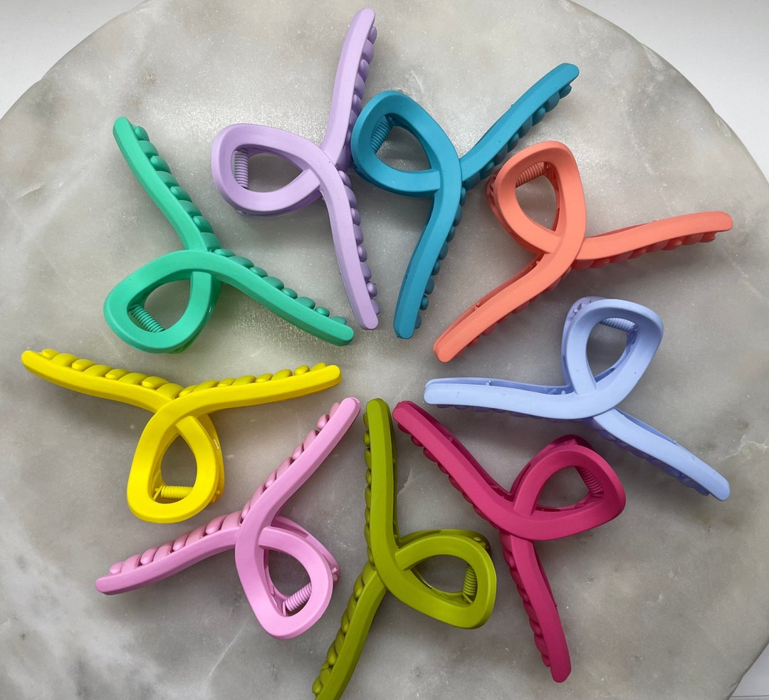 Hartford Brights, 4.5” Hair Claws, Matte Hair Claws, Twisted Hair Claws ...