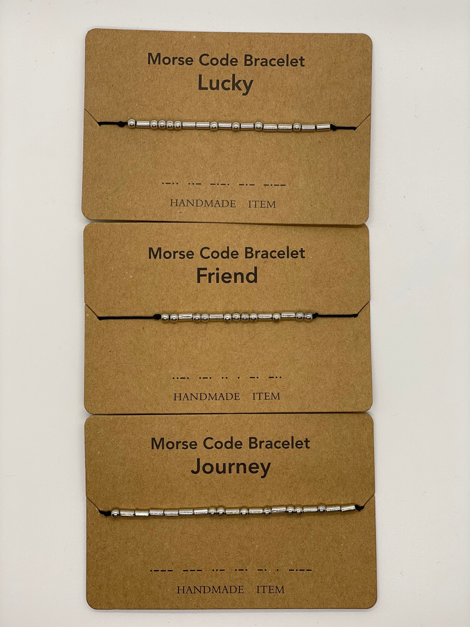 Morse Code Bracelet Morse Code Beaded Bracelet Bracelet - Etsy