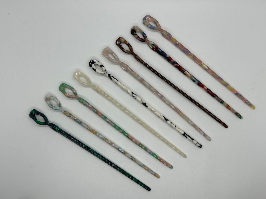Loop Hair Sticks, 7" Vintage Style Hair Sticks, Hair Accessories ...
