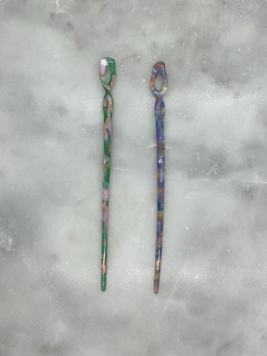 Loop Hair Sticks, 7" Vintage Style Hair Sticks, Hair Accessories ...