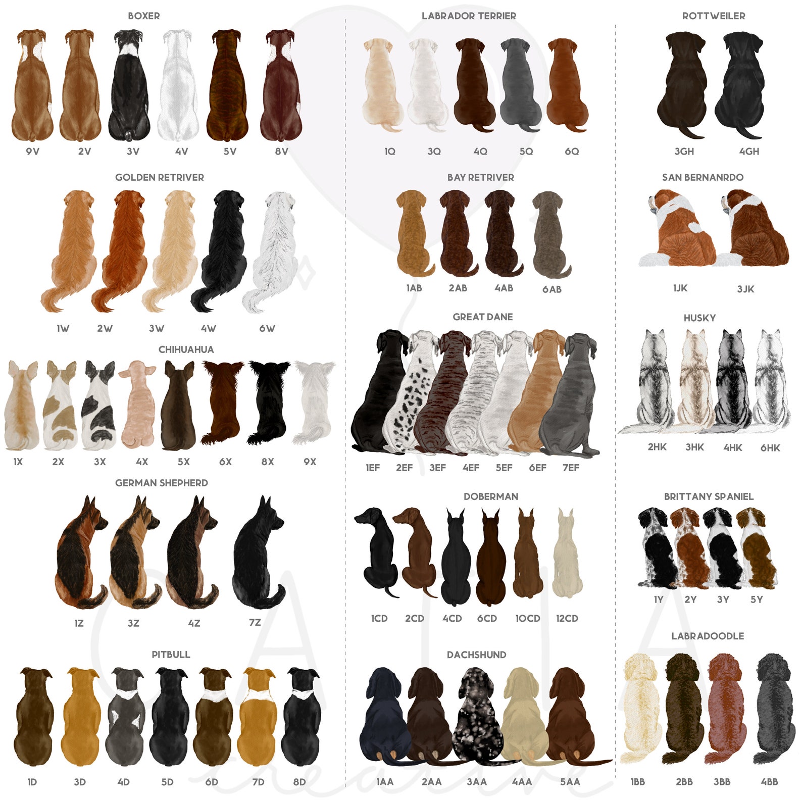 Personalized Framed Family and Pets Wall Art Family Portrait - Etsy