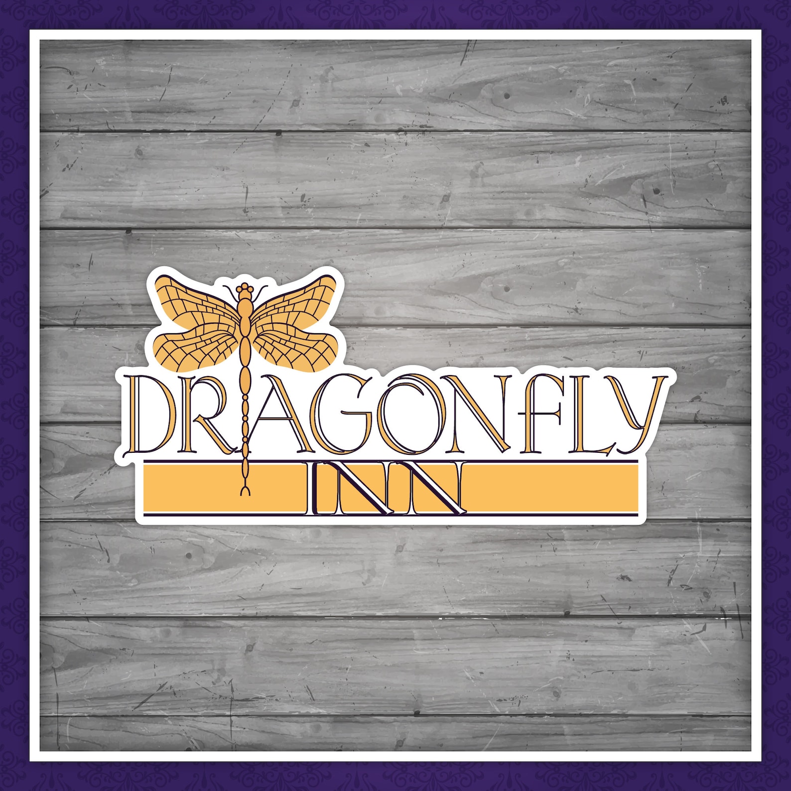 Dragonfly Inn Logo Gilmore Girls Decal/Sticker | Etsy