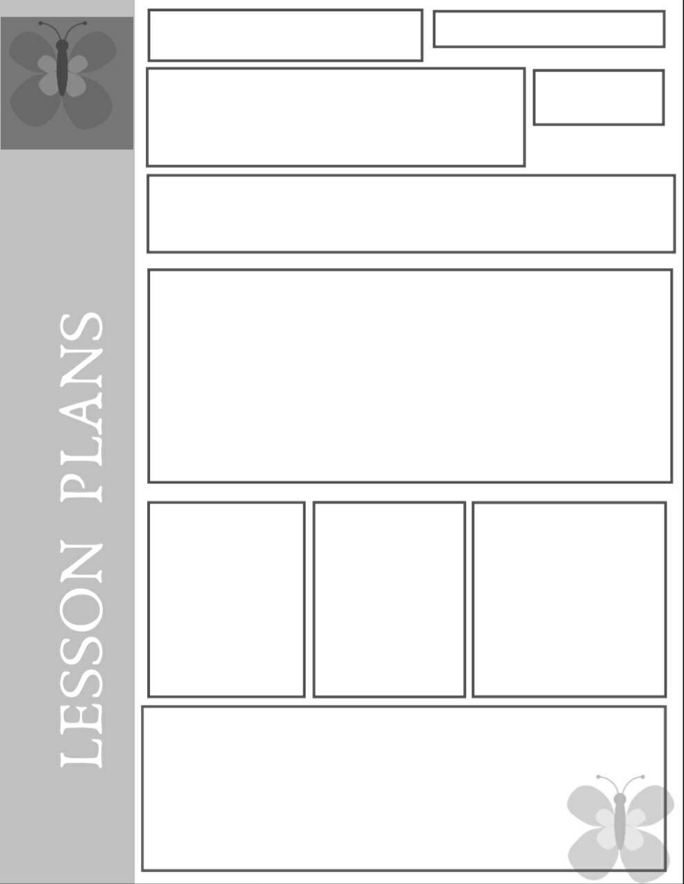 Lesson Plan Template EDITABLE - Etsy