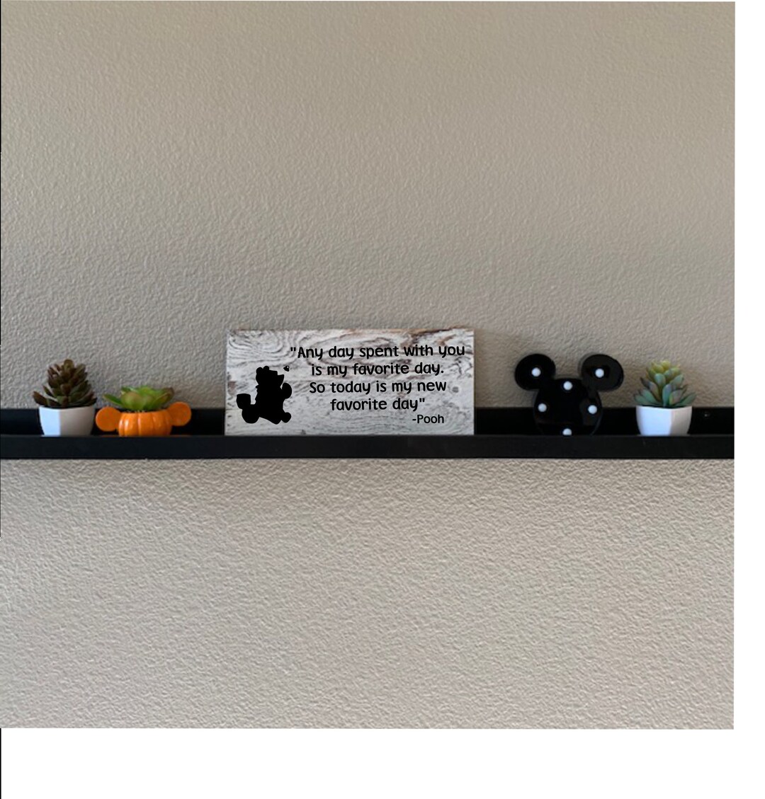 Disney Winnie the Pooh Sign, Pooh Sign, Home Decor, Disney Home Decor ...