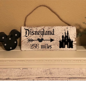 Disneyland Miles Sign - Etsy